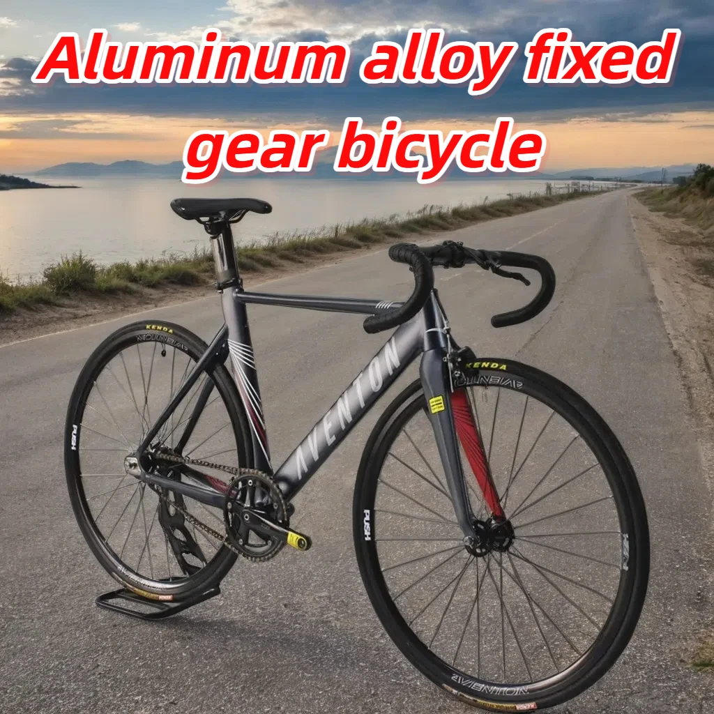 AVENTON 700C fixed gear bicycle aluminum alloy frame V brake reverse ...