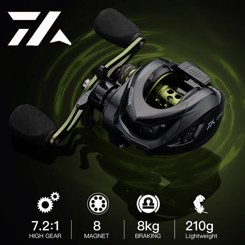Professional Fishing Reel 8KG Max Drag Casting Reel Ceramic Line Outlet ...