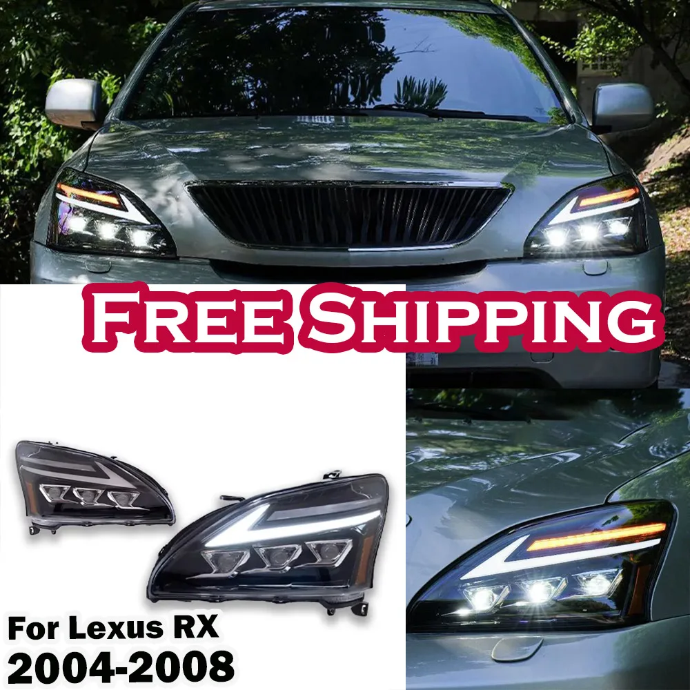 Car-Headlight-For-Lexus-RX350-RX300-2004-2008-Modiifed-Upgrade-to-NEW ...