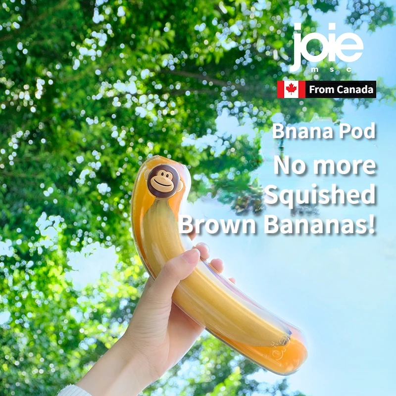 Joie Monkey Banana Pod حافظة أنيقة واقية من الفواكه للسفر للنزهات ...