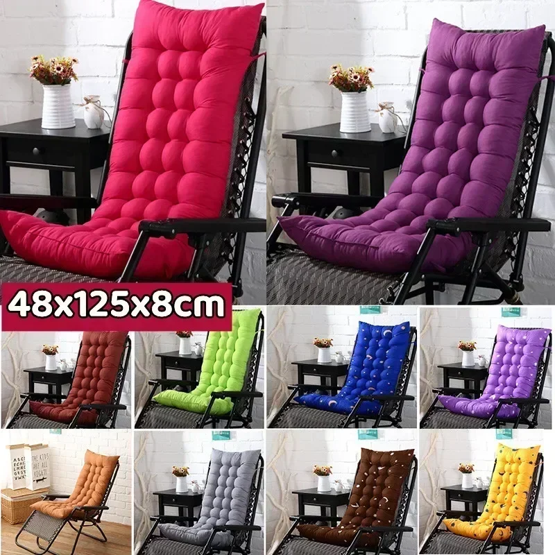 Rocking Chair Cushion Outdoor Garden Chair Cushion Non-Slip High-Backed ...
