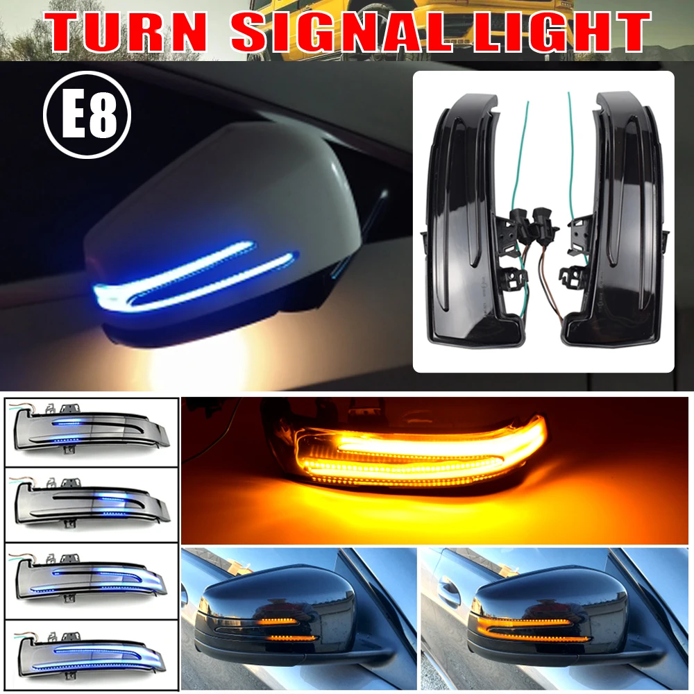 Dynamic Blinker Led Turn Signal Light Indicator For Mercedes-benz A B C ...