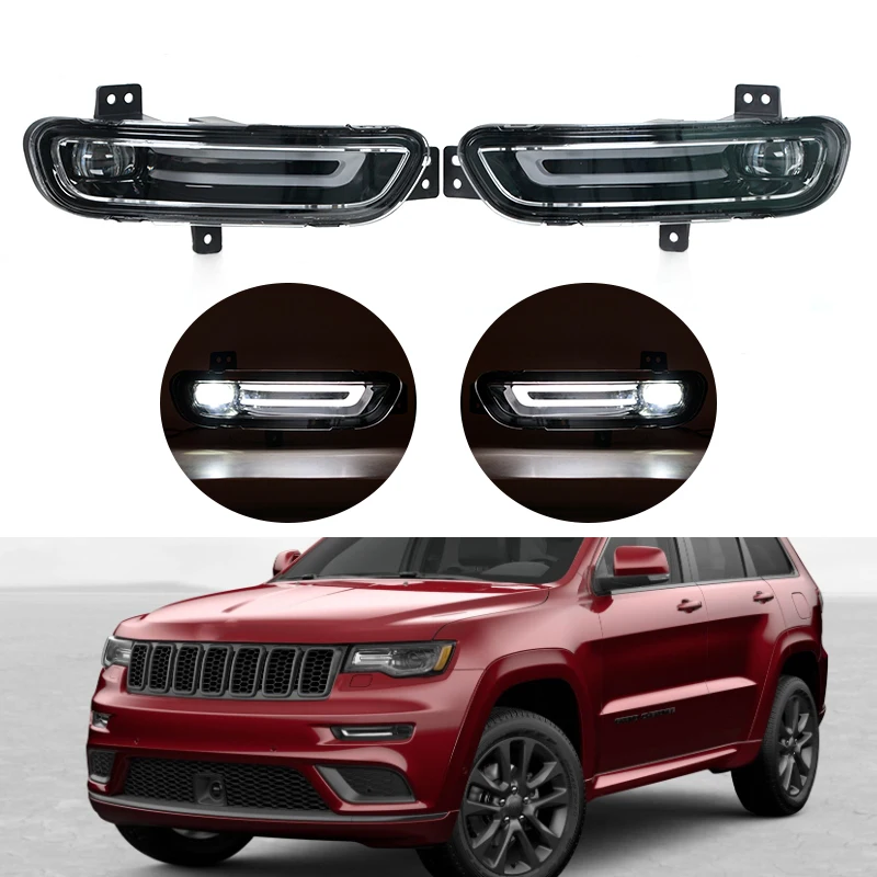 LED Daytime Running Light For Jeep Grand Cherokee 2017 2018 2019 2020 ...