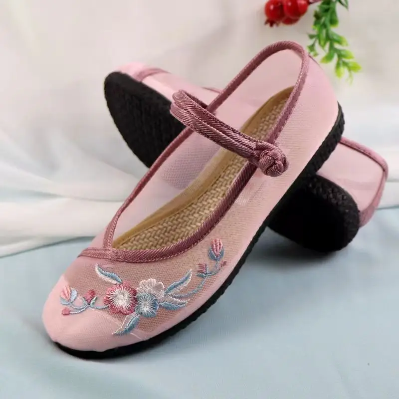 Zapatos-de-malla-bordada-poco-profundos-para-mujer-suela-suave-antideslizante-transpirable ...