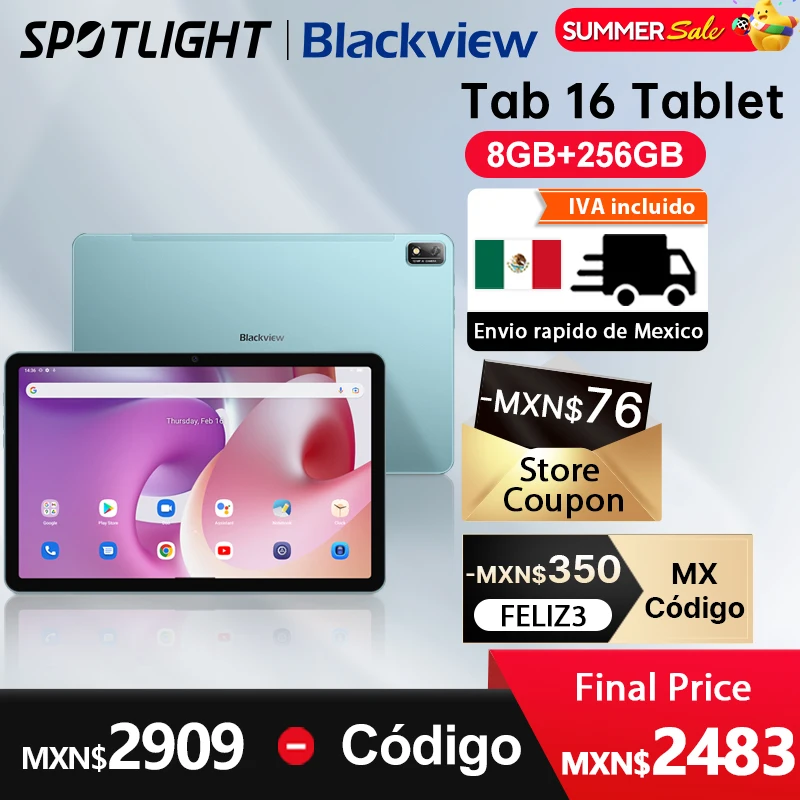 World-Premiere-Blackview-Tab-16-Tablet-Android-8GB-256GB-11-2K-Display ...