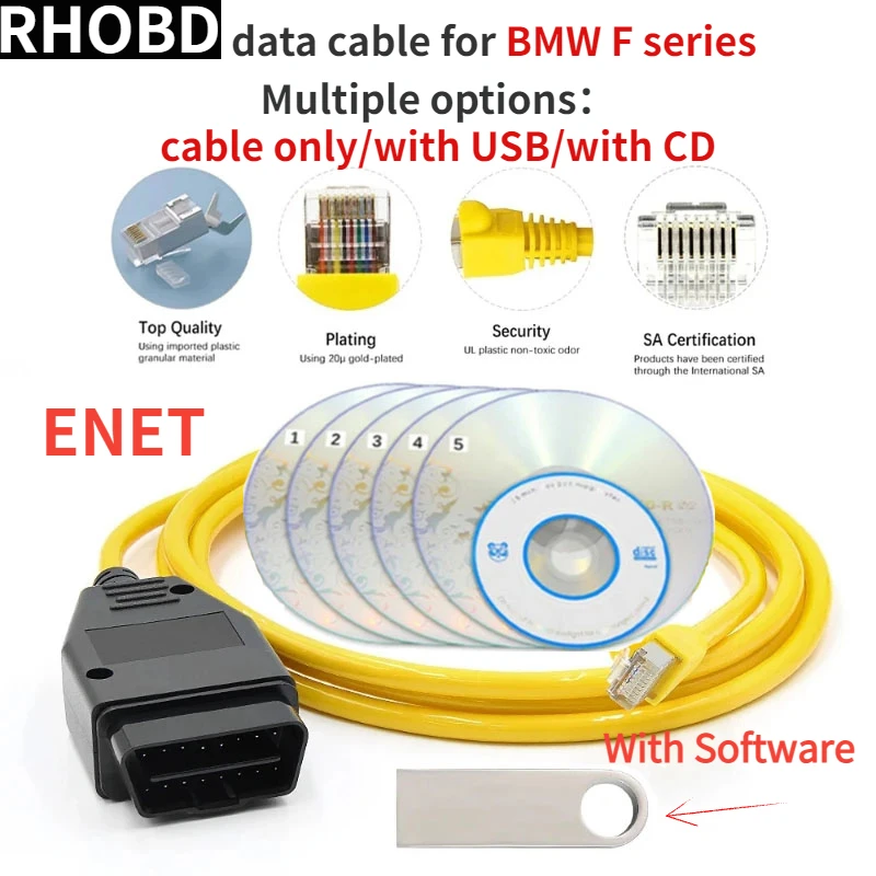 NEW-ENET-Cable-for-BMW-F-series-ICOM-Coding-Ethernet-Hidden-Data-Tool ...