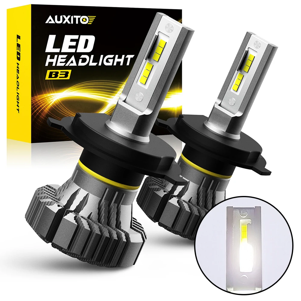 AUXITO H4 LED CSP Headlights Canbus High Low Beam for Toyota VW Golf ...