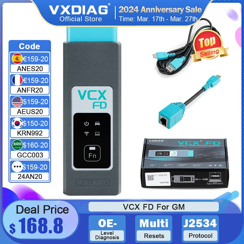 2024-Newest-VXDIAG-VCX-FD-For-GM-Support-CAN-FD-DoIP-Car-OBD2 ...