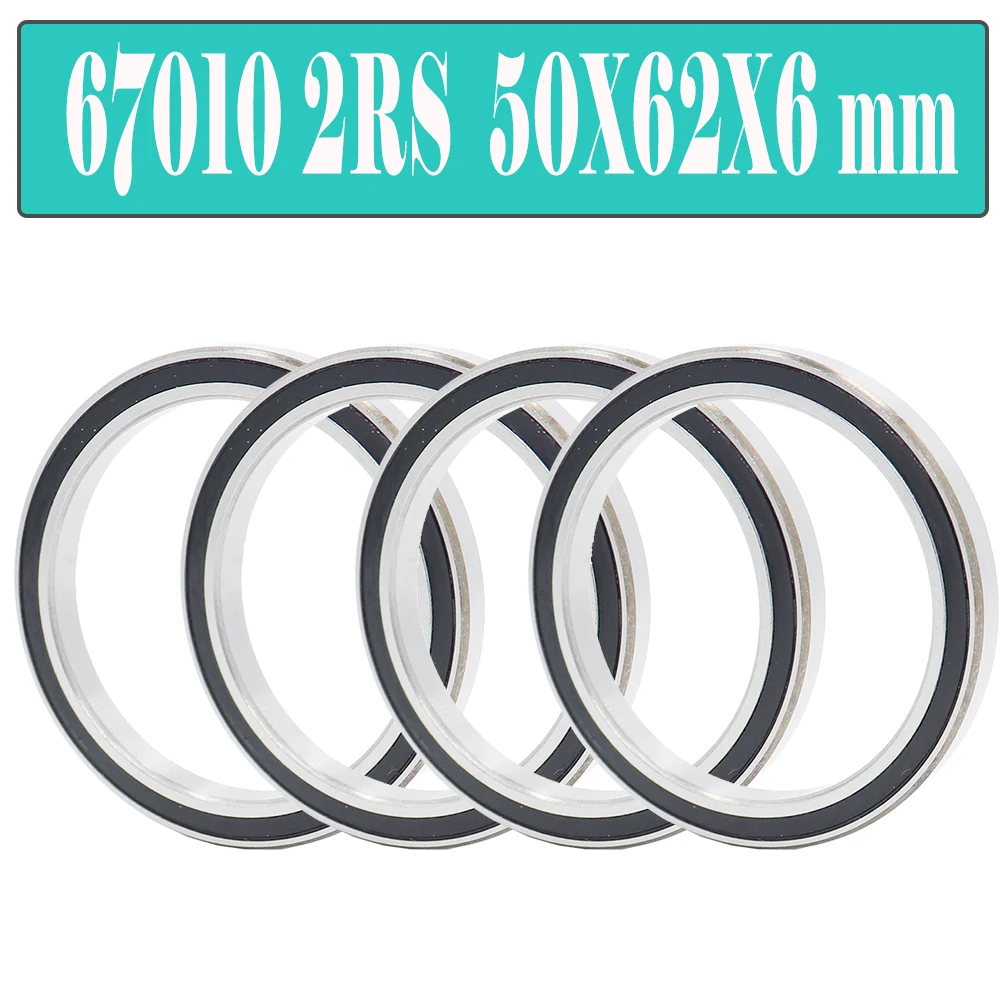 6710 2RS Bearing 50*62*6 mm ( 4 PCS ) ABEC 1 Slim Thin Section 61710RS ...