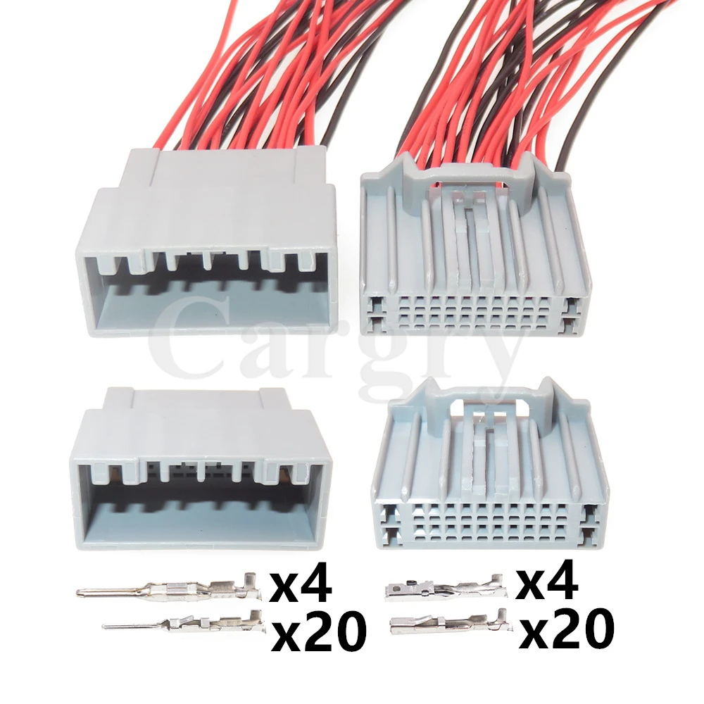 1-Set-24P-Car-Radio-Power-Horn-Wire-Socket-MX58024PFB-MX58024SFB-Auto ...