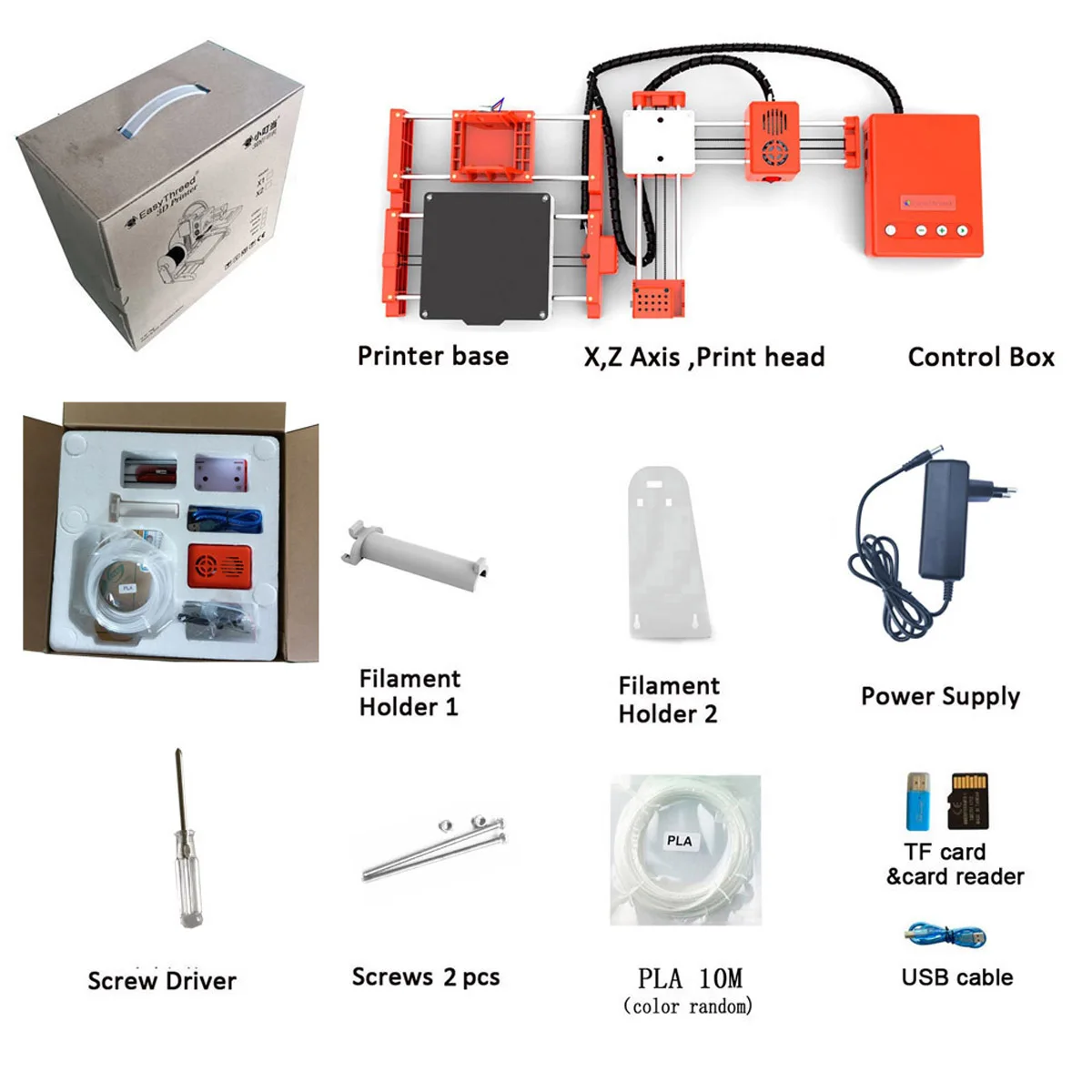 software , Manual, Teach video inside TF card.