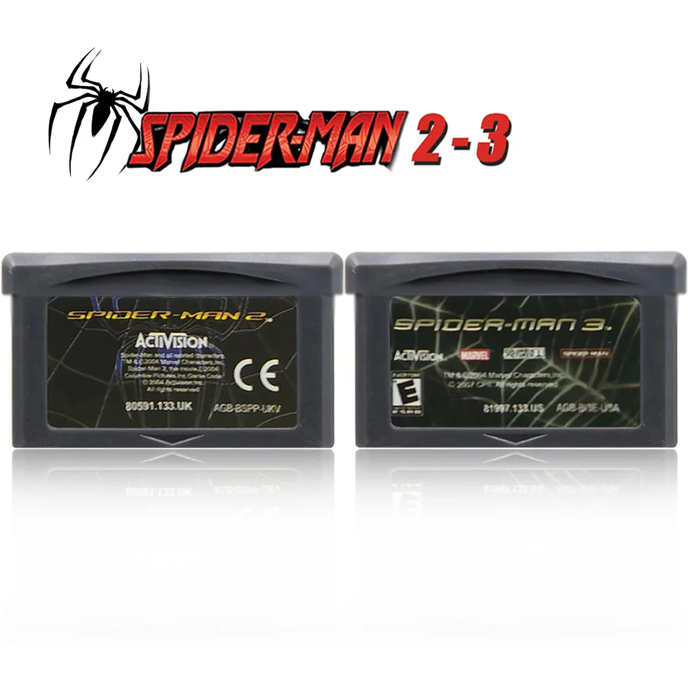 GBA-Game-SPIDER-MAN-Series-32-Bit-Video-Game-Cartridge-Console-Card ...