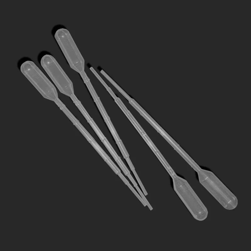 250Pcs/bag 1ml Transfer Pipettes Plastic Transparent Pipettes ...