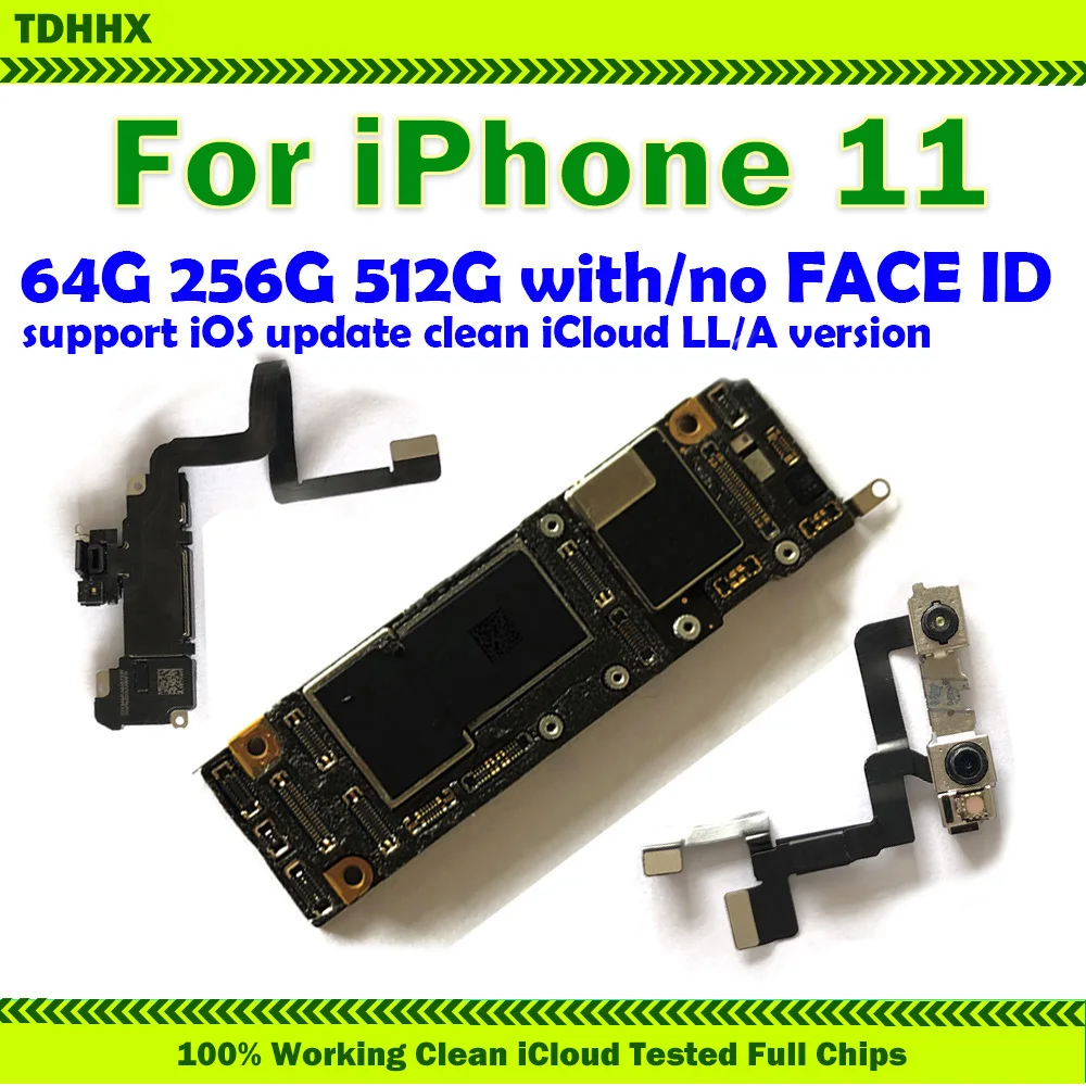 Placa-l-gica-principal-para-iPhone-11-placa-base-limpia-iCloud ...