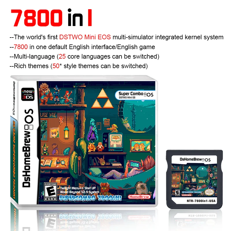 7800-in-1-Compilation-DS-NDS-3DS-3DS-NDSL-Game-Cartridge-Card-Video ...