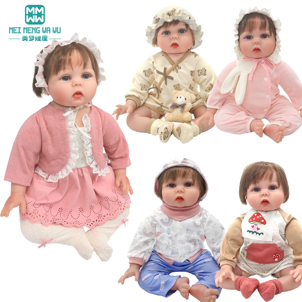 22inch-Reborn-babies-clothes-rebirth-dolls-Baby-suits-skirts-crawling ...