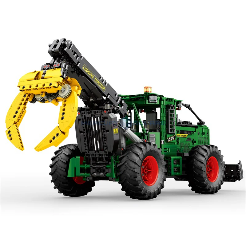Log-Skidder-Tractor-Model-Bouwstenen-Moc-22027-Werktuigbouwkundige ...