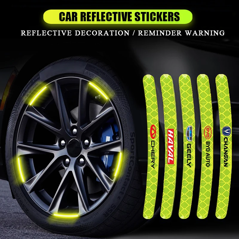 20pc-Car-Wheel-Reflective-Luminous-Badge-Stickers-for-Honda-Civci-CRV ...