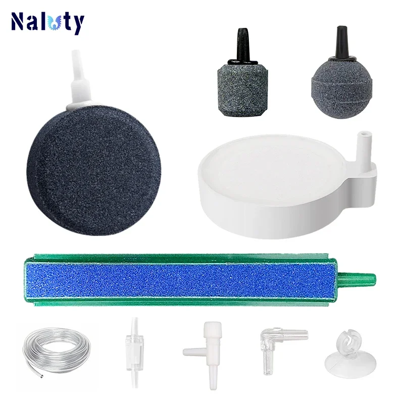 Aquarium-Air-Pump-Accessories-Kit-Air-Tube-Air-Stone-Check-Valve-Bubble ...