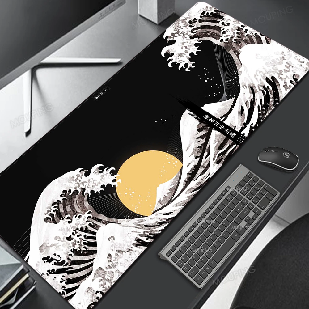 Tiger Mousepad Company Gaf Deskpad Large Mouse Pad Black and White ...