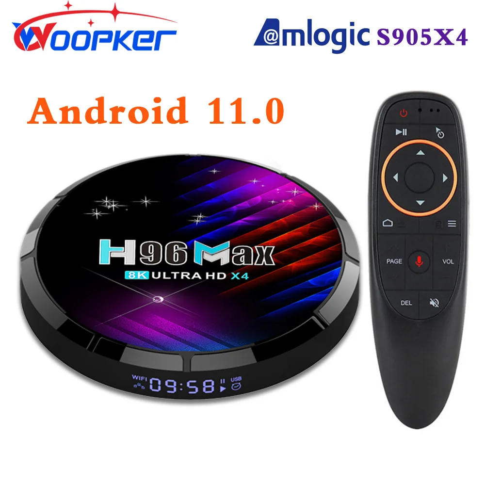 Woopker-Dispositivo-de-TV-inteligente-H96-Max-X4-decodificador-con ...