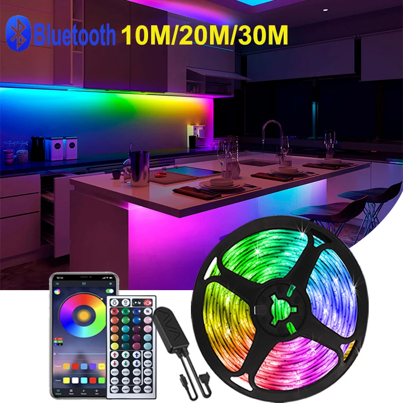 LED-Strip-Lights-For-Room-Dimmable-Rgb-LED-Tape-Music-5050-Led-Light ...