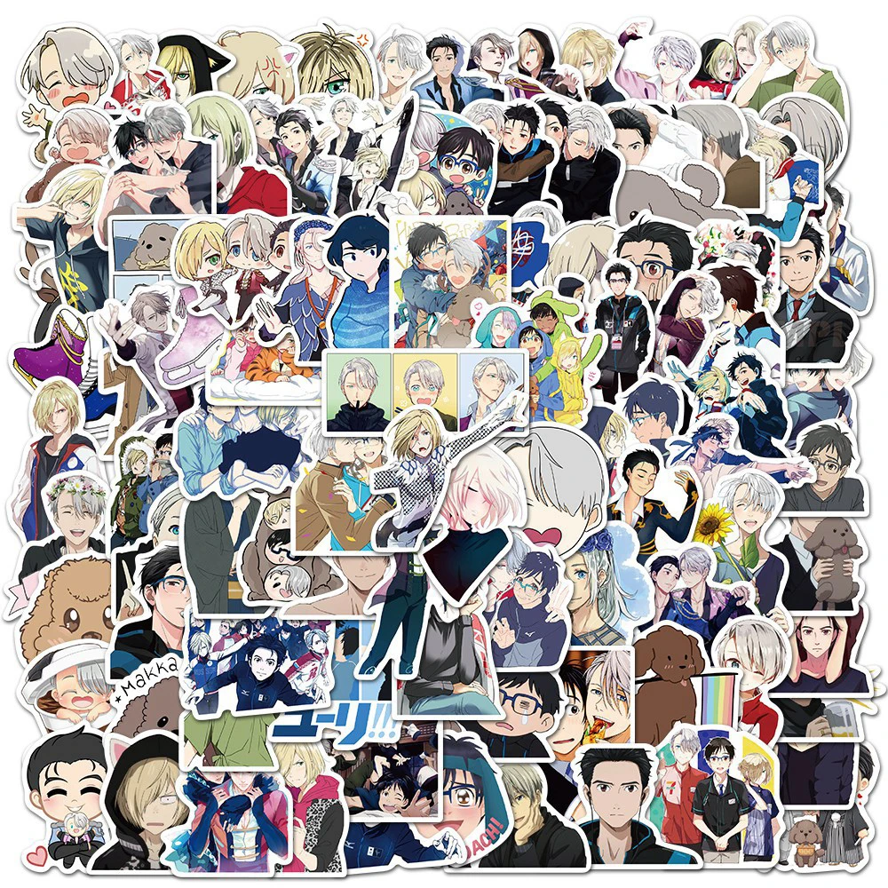 10-30-50-100pcs-Anime-Yuri-On-Ice-Stickers-Cute-Victor-Nikiforov ...