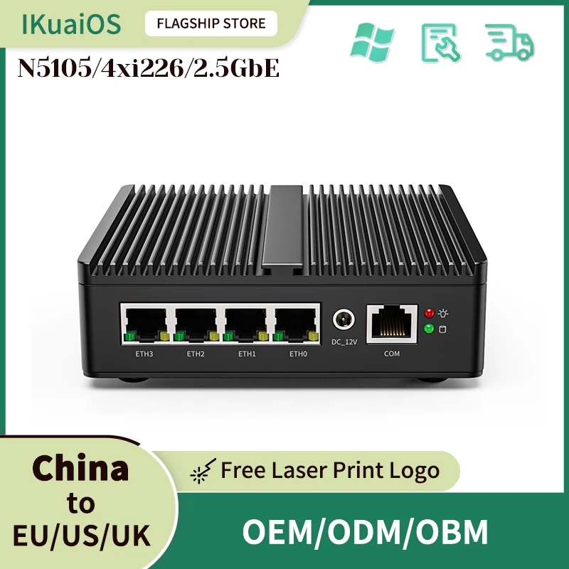 Barebone Mini Pc Linux | Linux Celeron | N5105 Mini Pc | Mini Pc 6 Lan ...