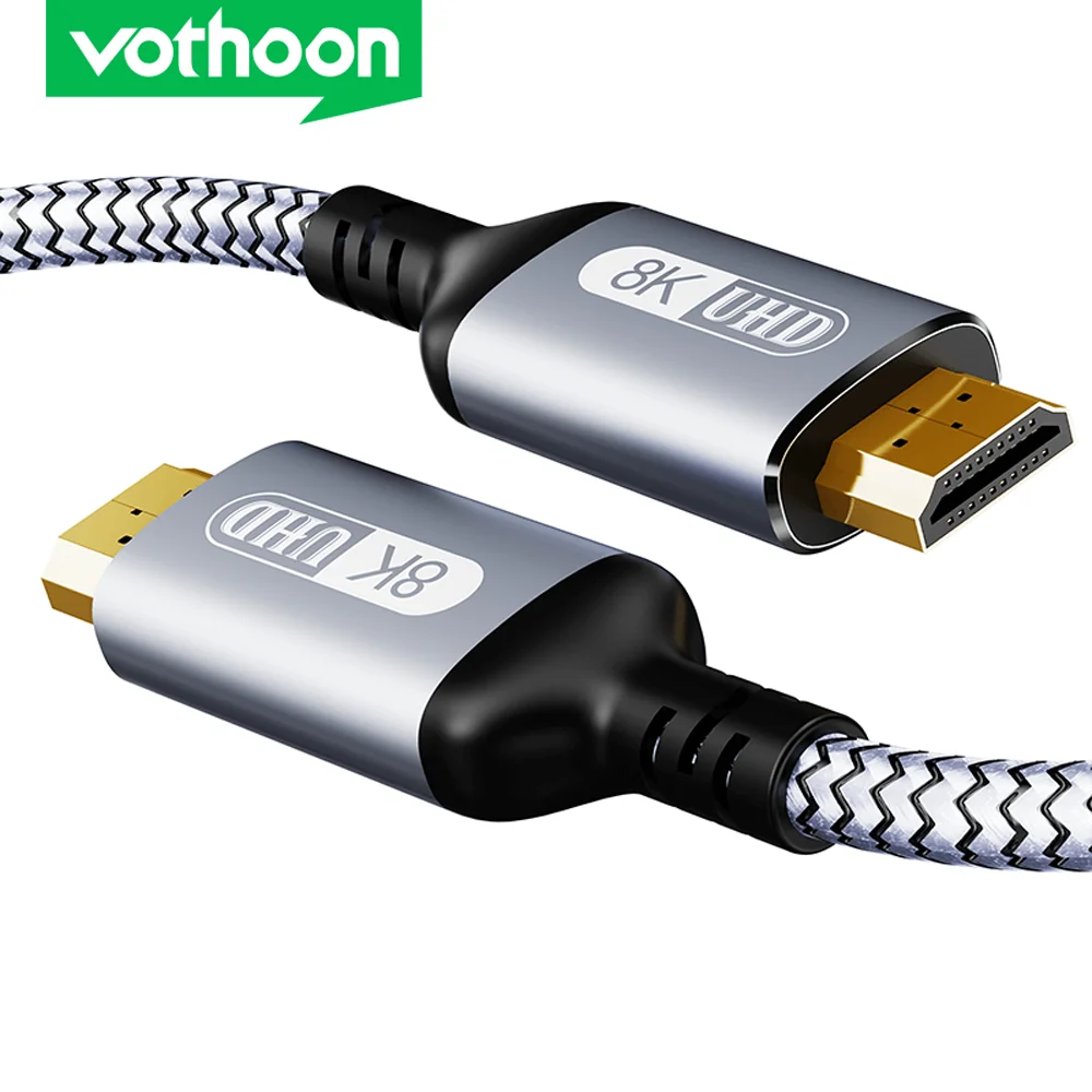 Vothoon-8K-Cable-2-1-120Hz-4K-HDMI-Compatible-2-1-Cable-8K-Ultra-High ...