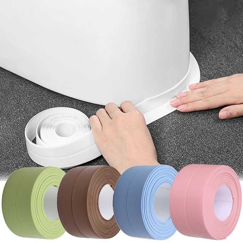 PVC-Sealing-Strip-Tape-Bathroom-Bath-Toilet-Caulk-Tape-Self-Adhesive ...