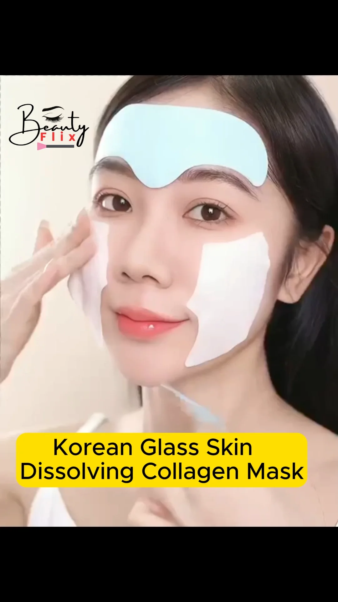 Water Soluble Korean Glass Skin Collagen Dissolving Mask For Hydrated ...
