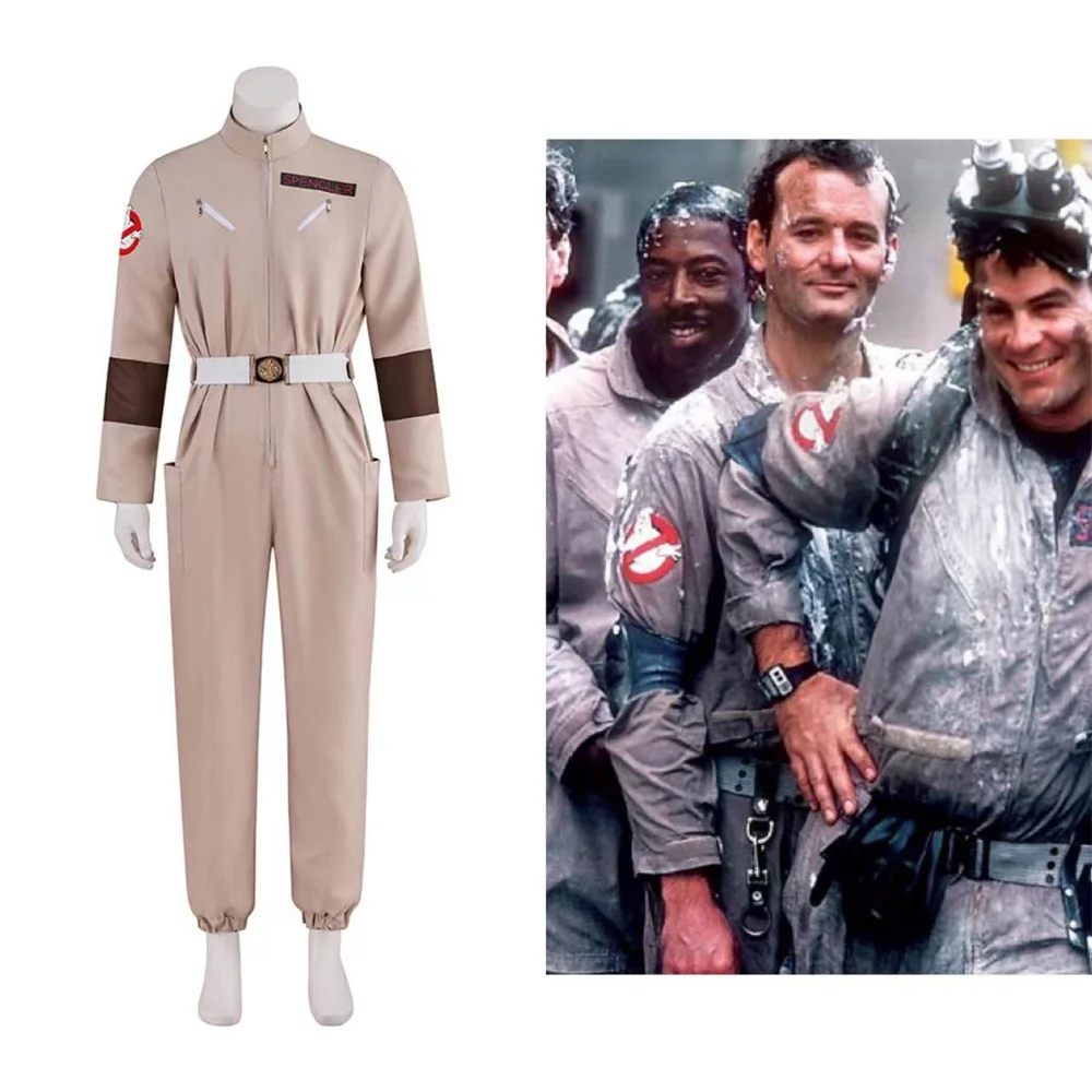Ghost Cosplay Afterlife Busters Costumes Men Uniforms Jumpsuit ...
