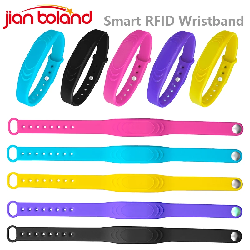 3PCS-Waterproof-RFID-125khz-13-56MHz-Access-Control-Silicone-Wristband ...