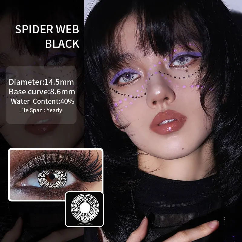 White Screen Contact Lenses