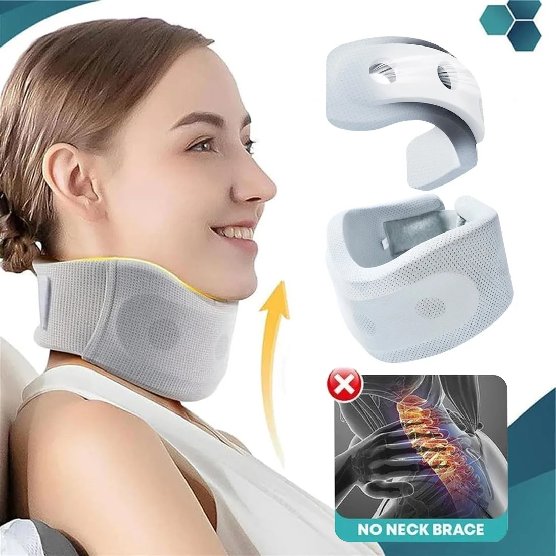 Sponge-cervical-support-soft-collar-neck-brace-cervical-breathable-and ...
