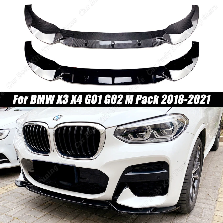 Front-Bumper-Splitter-Lip-Spoiler-Diffuser-Guard-For-BMW-X3-X4-G01-G02 ...