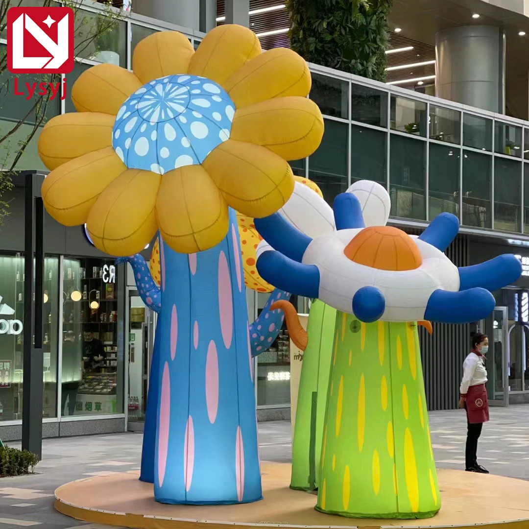 Giant-Inflatable-Creative-Flower-Air-Blow-Flowers-Stand-Outdoor-Event ...