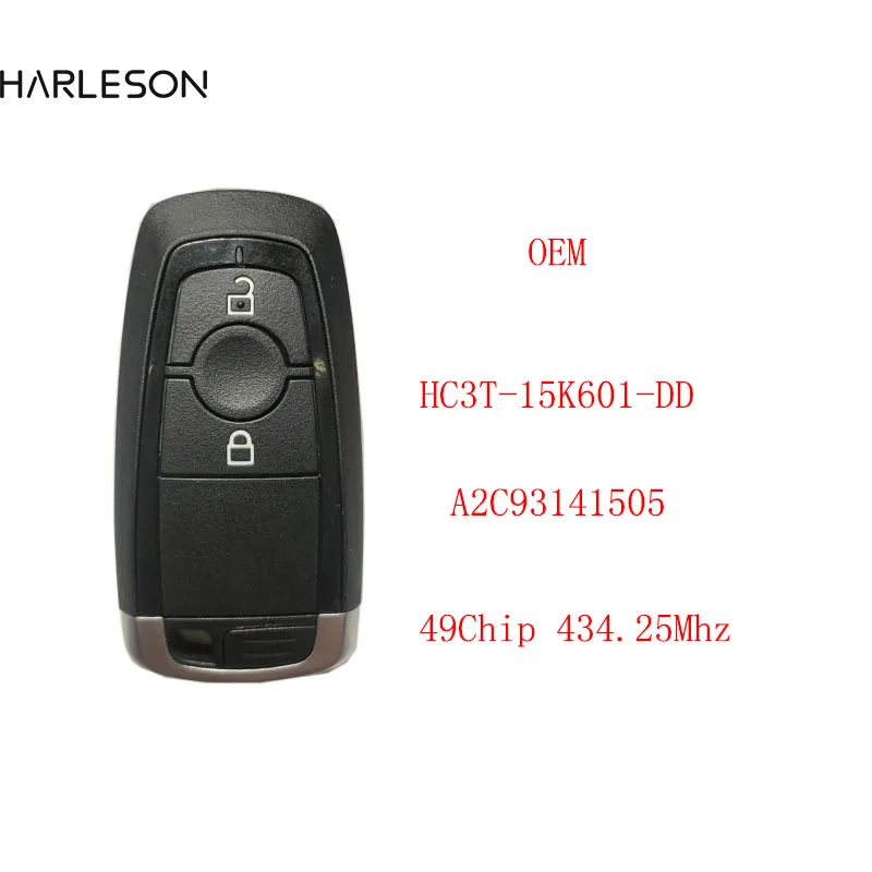 OEM-HC3T-15K601-DD-FSK-2-Buttons-Smart-Keyless-Car-Key-434MHz-For ...