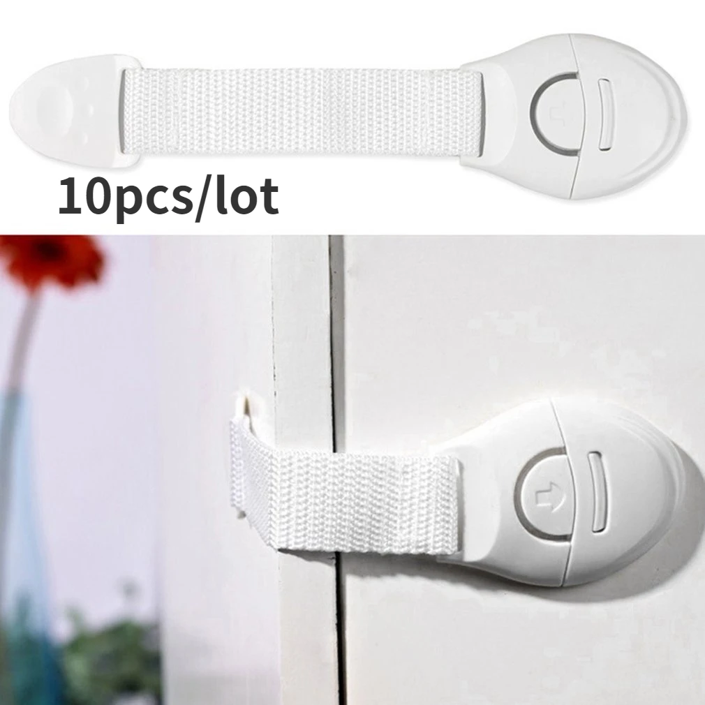 10Pcs-Baby-Safety-Drawer-Lock-Anti-Pinching-Hand-Cabinet-Drawer-Locks ...