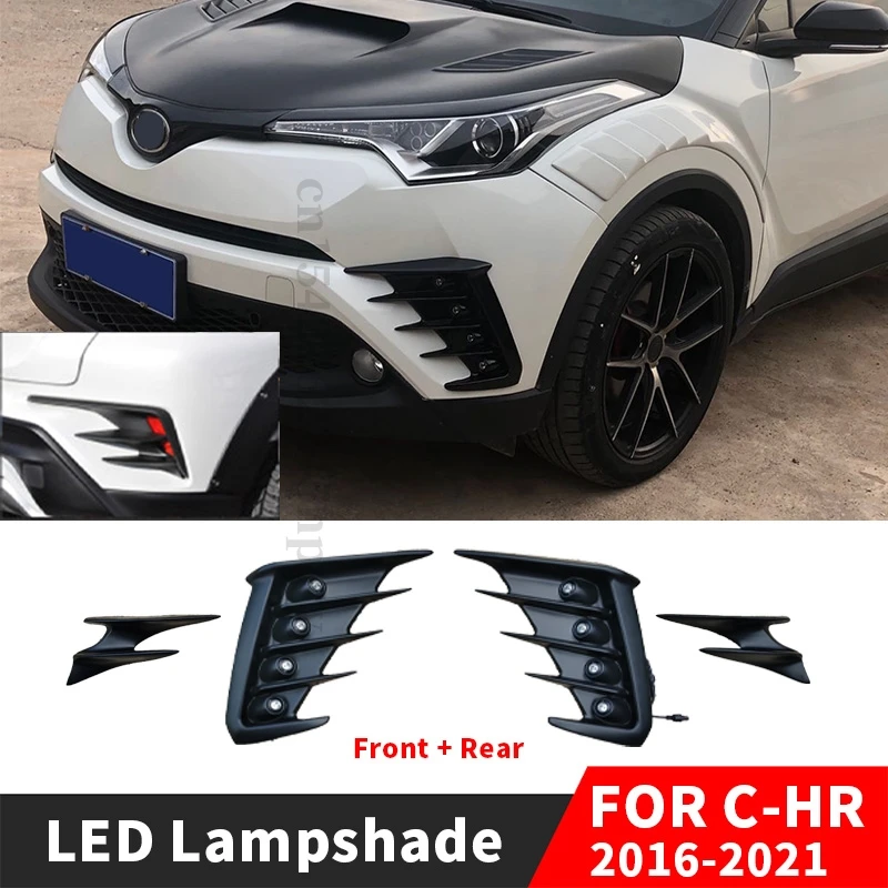 For-Toyota-C-HR-CHR-Front-Fog-Foglight-Lampshade-2016-2017-2018-2019 ...