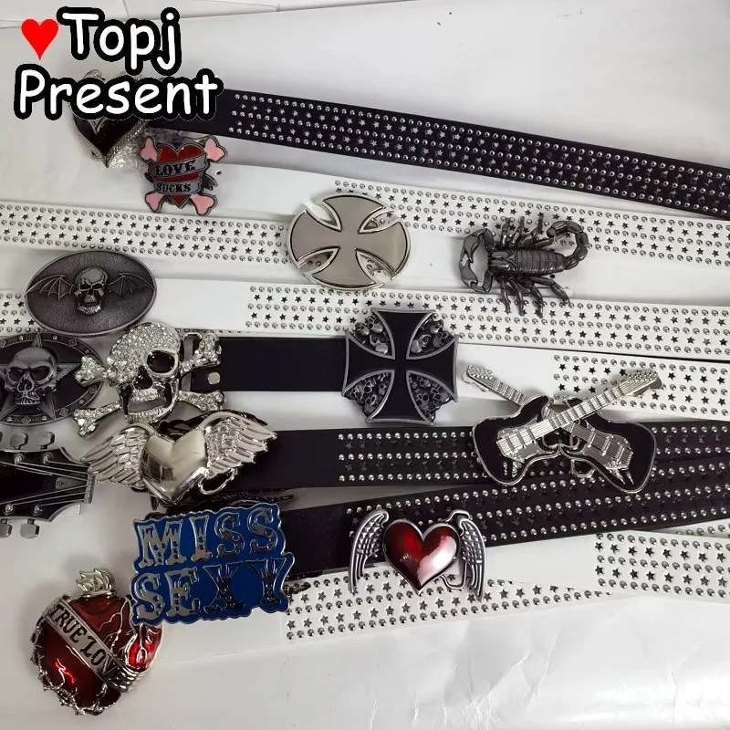 Gothic-Harajuku-Punk-Lady-Men-Belts-Rivet-Women-Belt-hip-pop-star-Belt ...