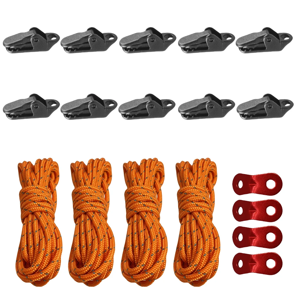 10-Pcs-Awning-Clamp-Tarp-Clips-Snap-Hangers-Tent-Camping-Survival ...