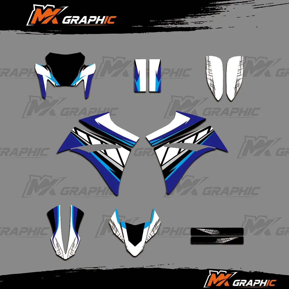 Motorcycle Graphic Decal Sticker Kits For Yamaha XT660X XT 660X 2004 ...