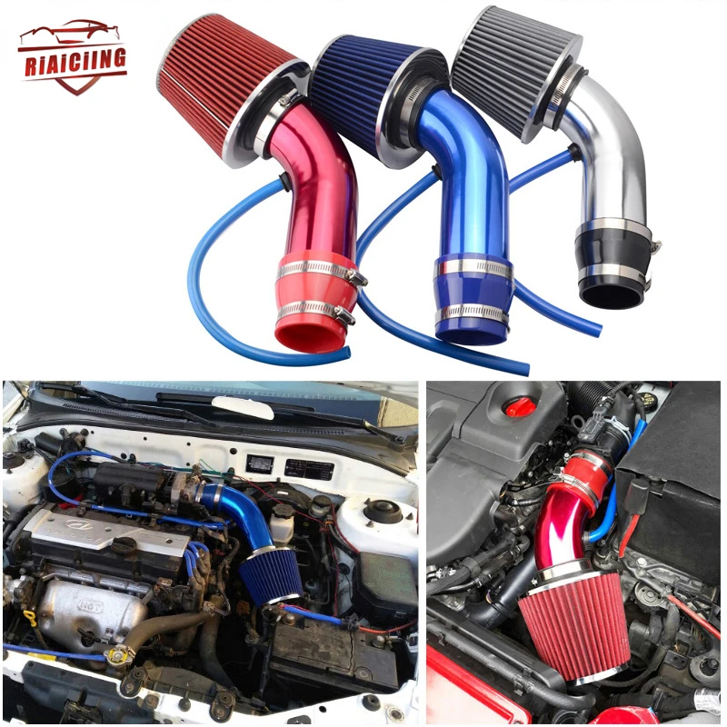 Universal 76mm Car Racing Cold Air Intake System Turbo Induction Pipe ...