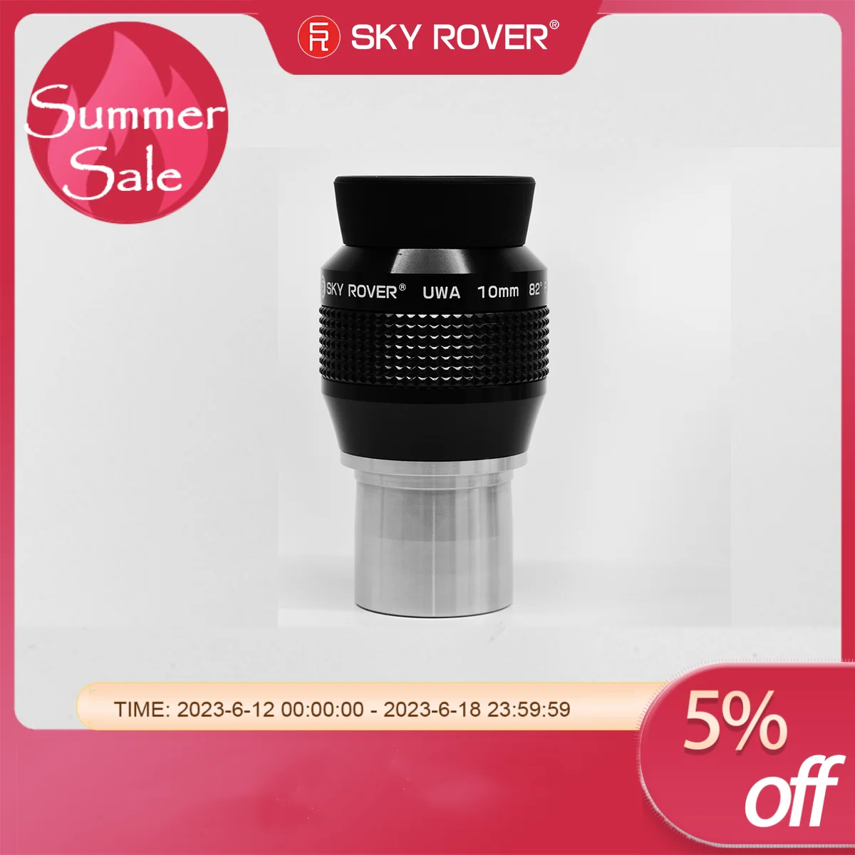 SKY ROVER UWA10mm Eyepiece Ultra Wide Angle 82 Degree Astronomy ...