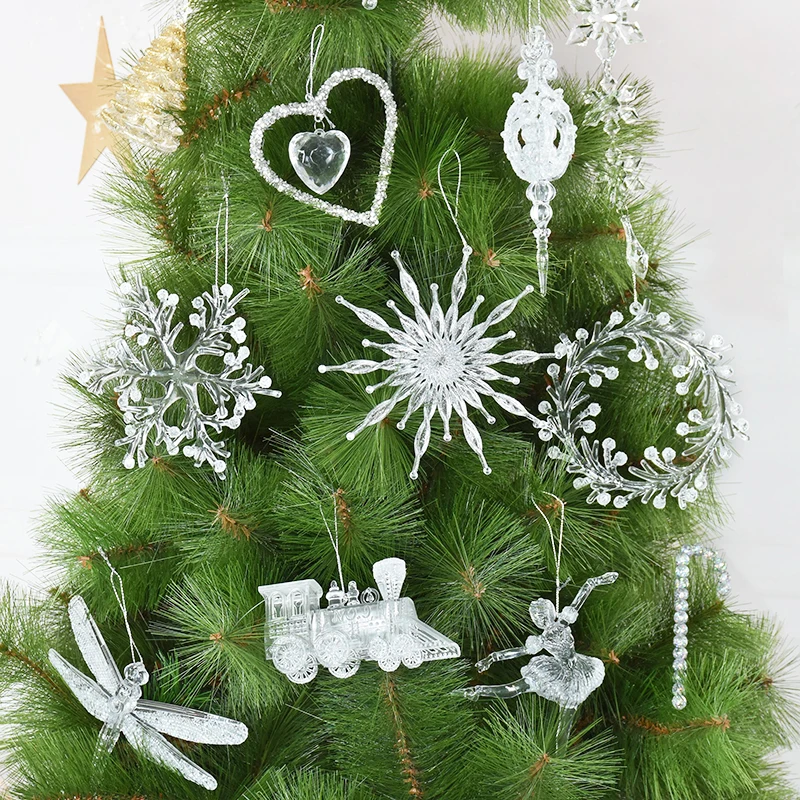 Merry-Christma-Snowflake-Icicle-Drop-Ornaments-Crystal-Christmas-Tree ...