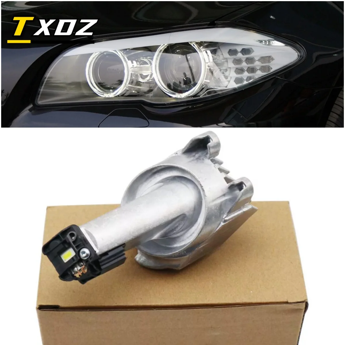 White Angel Eyes Ring Light For 2011-2013 BMW F07 F10 F11 528i 535i ...