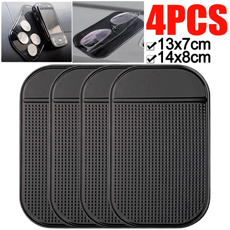 1-4PCS-Car-Dashboard-Sticky-Pad-Anti-Slip-Pad-Car-Phone-Keys-Ornaments ...