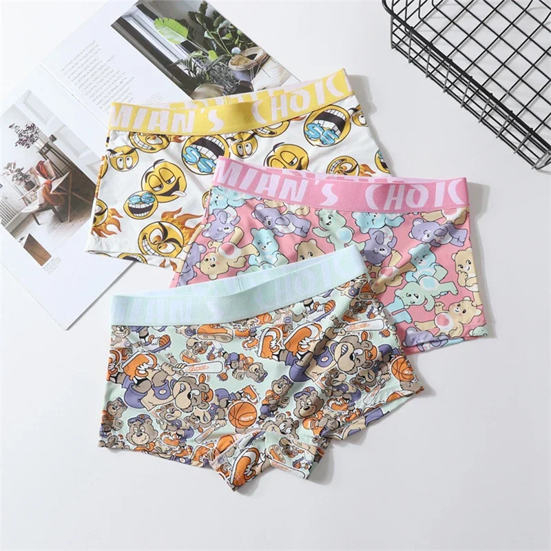 New-Women-Boxer-Briefs-Cute-Cartoon-Printing-Underwear-Teen-Girl-s ...
