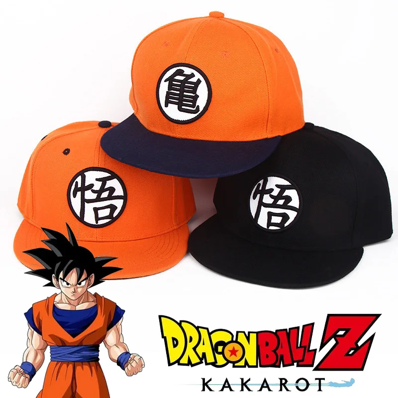 Anime-Dragon-Ball-Goku-logo-embroidery-baseball-cap-men-women-sport-Hip ...
